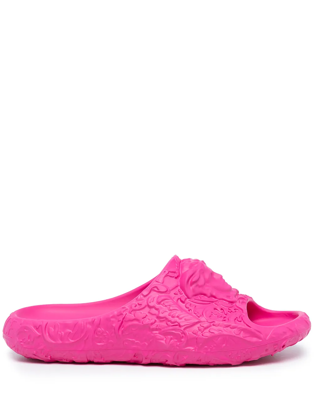 Versace Medusa Dimensions Sliders In Pink | ModeSens