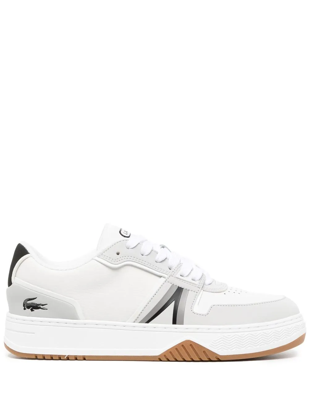 Lacoste Side Logo-detail Low-top Sneakers In White | ModeSens