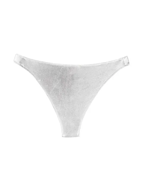 Forte Forte metallic-effect Bikini Bottoms - Farfetch