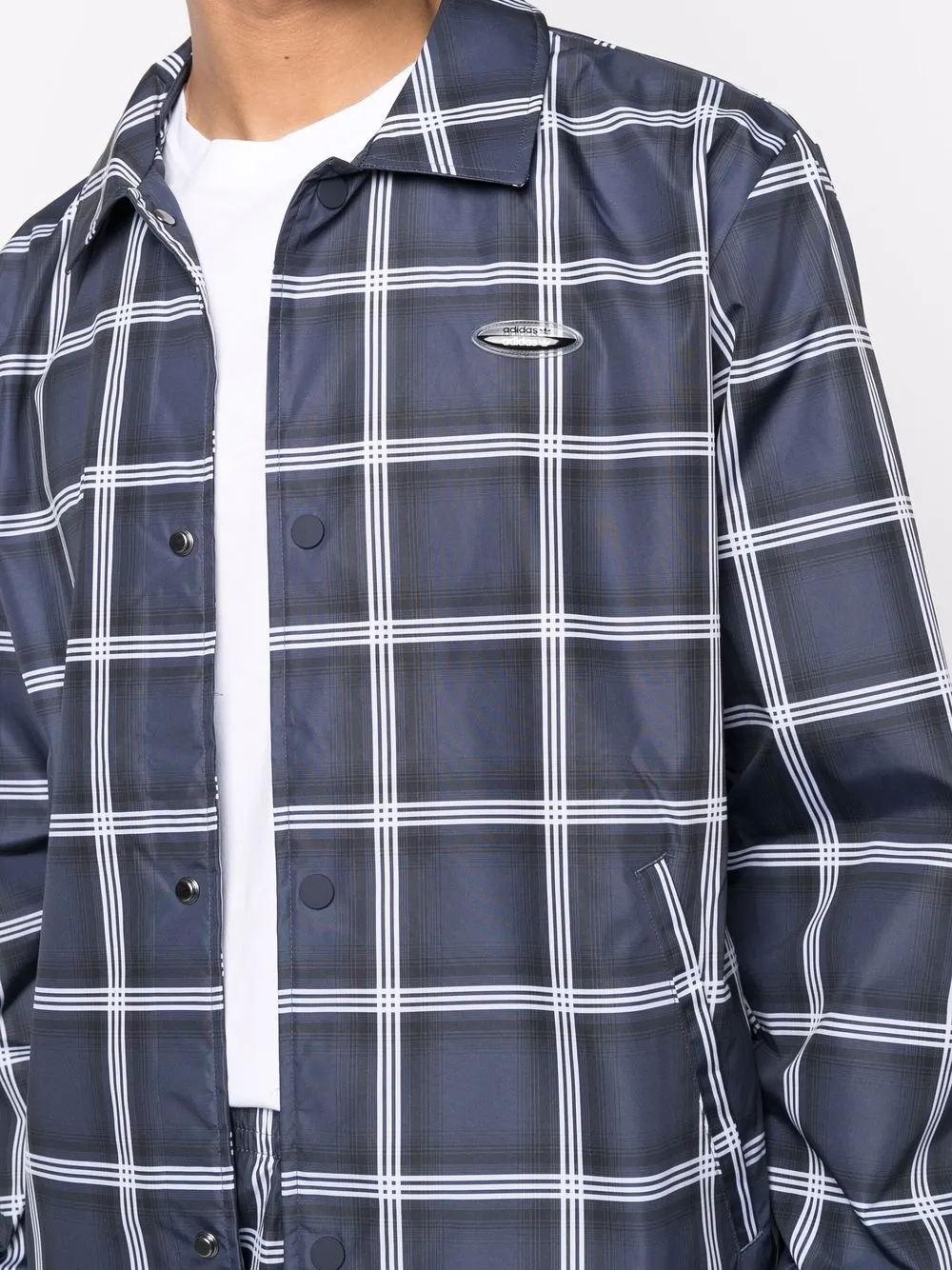 adidas grid logo-patch jacket | Smart Closet