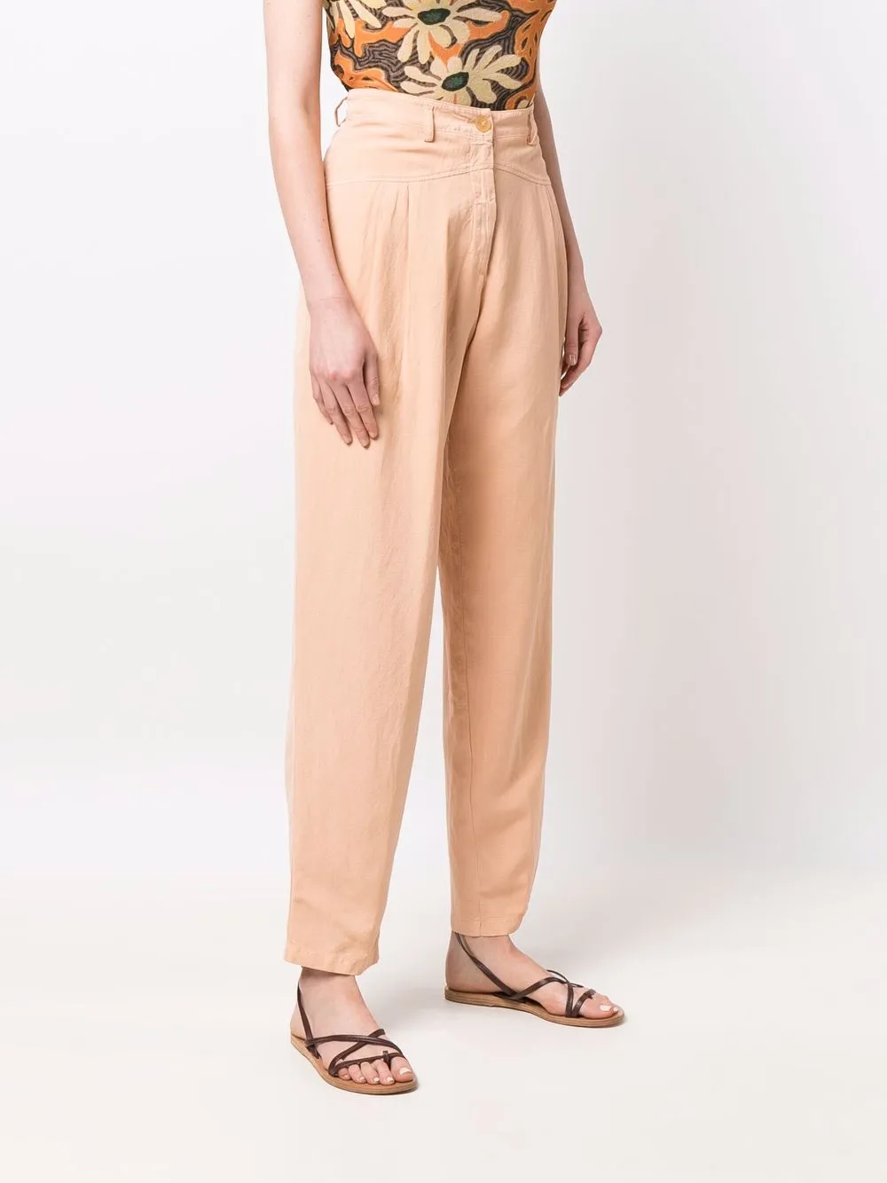 Forte Forte high-waisted straight-leg Trousers - Farfetch