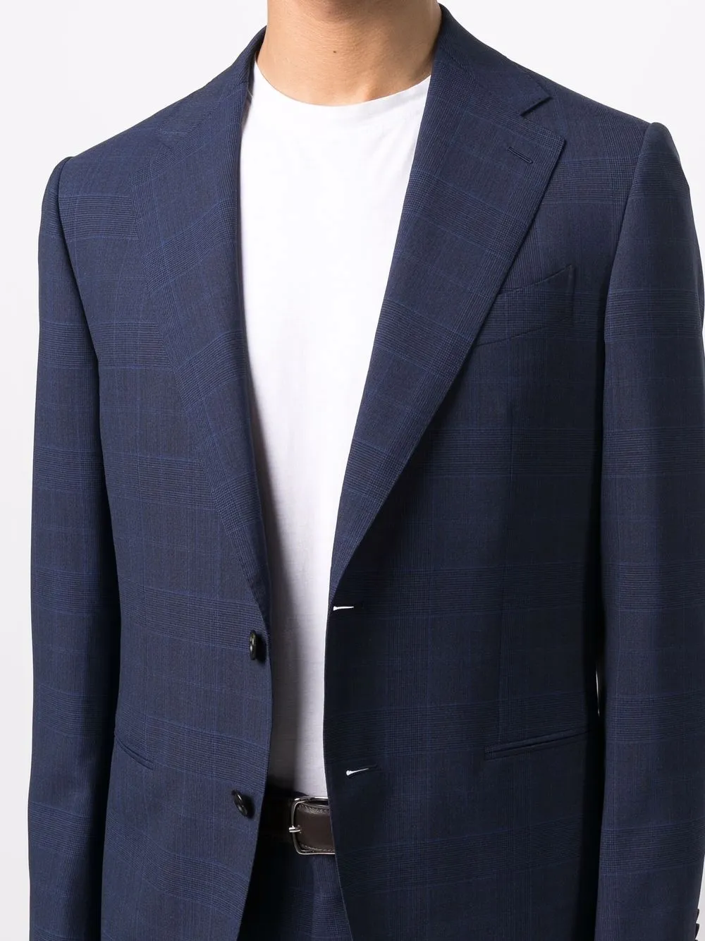 Caruso fine check suit | Smart Closet
