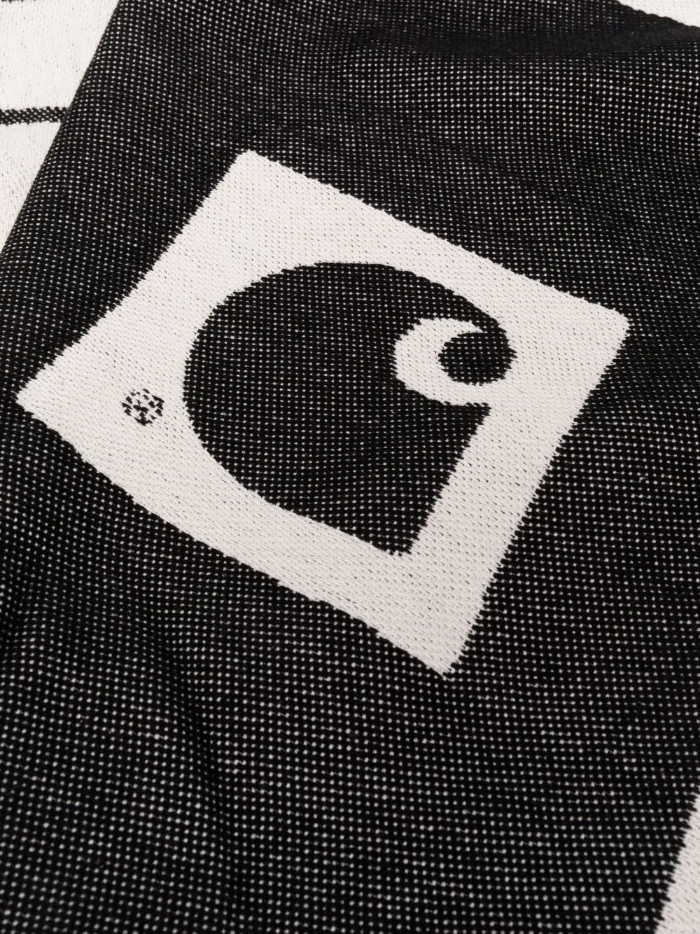 Carhartt WIP logo-jacquard Tassel Rug - Farfetch
