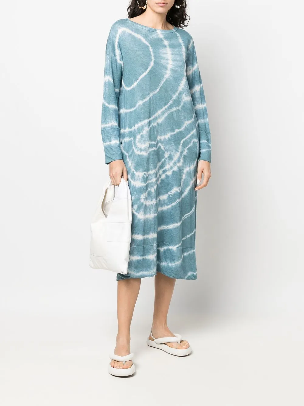 Avant Toi Tie dye Linen Dress Farfetch avant-toi-tie-dye-linen-dress-farfetch