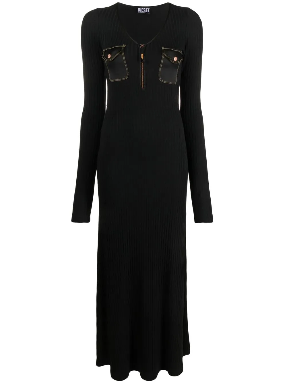 Diesel Pocket detal Panelled Dress Farfetch