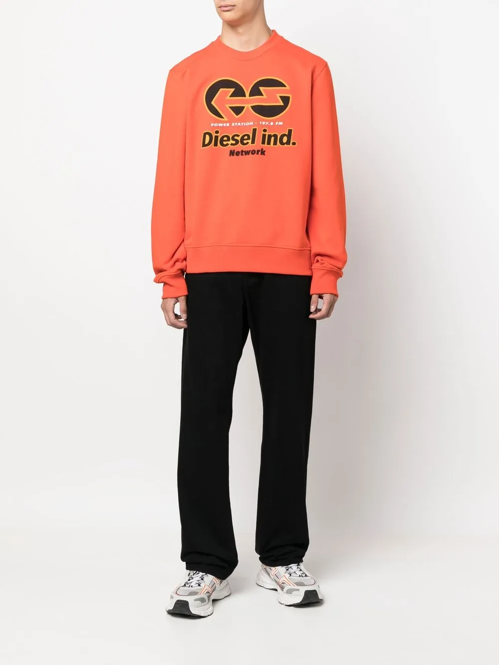Diesel S Ginn E1 Graphic Sweatshirt Farfetch 