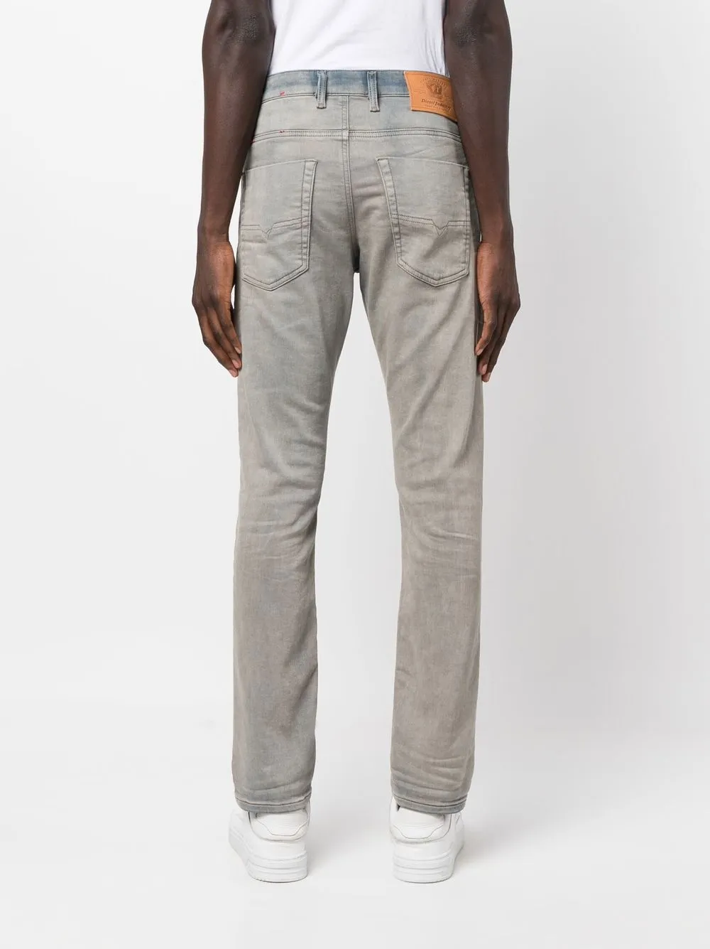 Diesel Krooley Drawstring Tapered Jeans In Blue | ModeSens