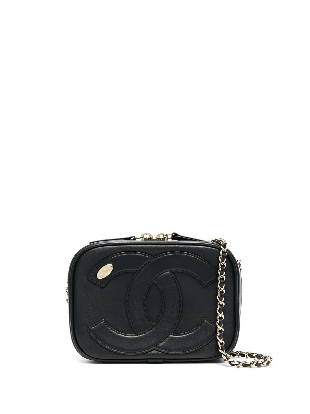 Pre-owned Chanel 1991–1994 Cc Mania Camera Bag In Black | ModeSens