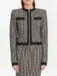 Balmain monogram-pattern Cropped Jacket - Farfetch