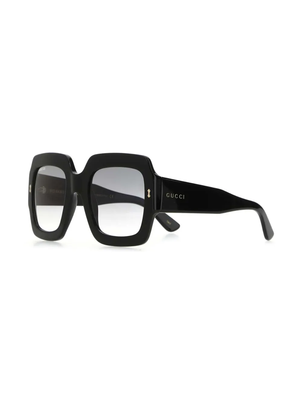 Gucci Eyewear oversize-frame Gradient Sunglasses | Black | FARFETCH UK