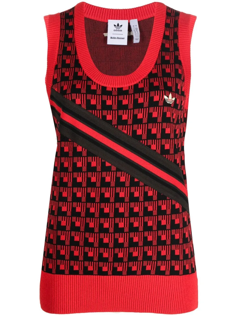 Adidas X Wales Bonner Knitted Vest Top Farfetch