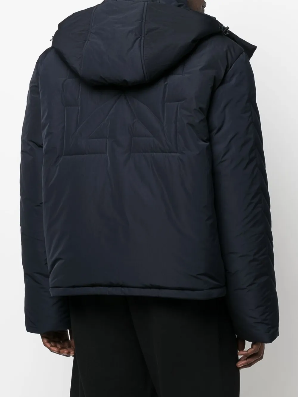 Off-white Arrow Puffer Jacket In Blue | ModeSens