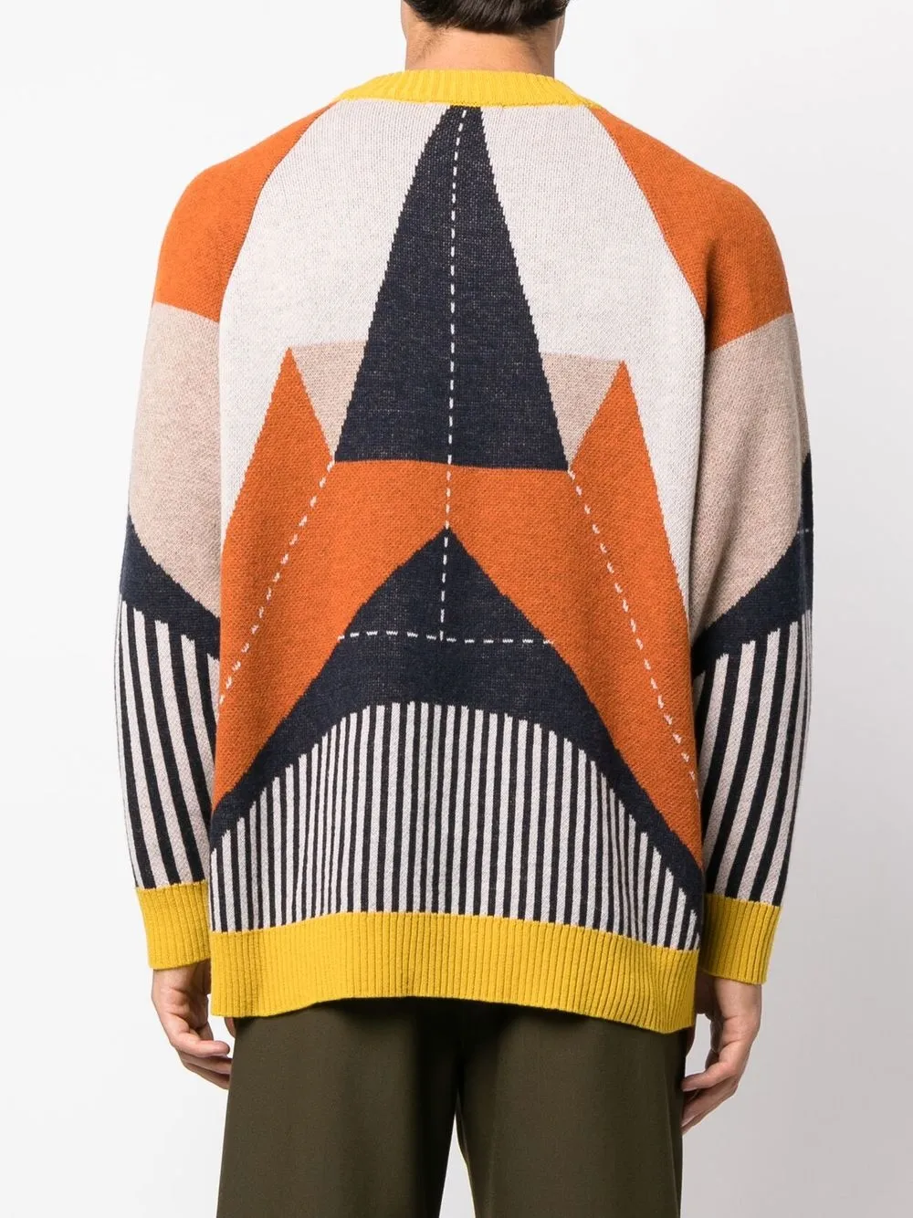 Henrik Vibskov Intarsia-knit Design Jumper In Neutrals | ModeSens