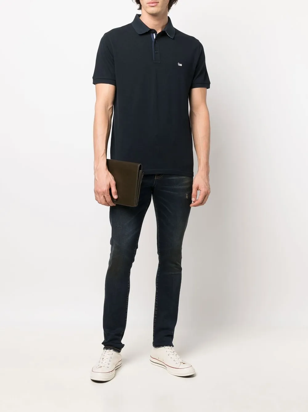 Salvatore Santoro slim-cut cotton-blend Jeans - Farfetch