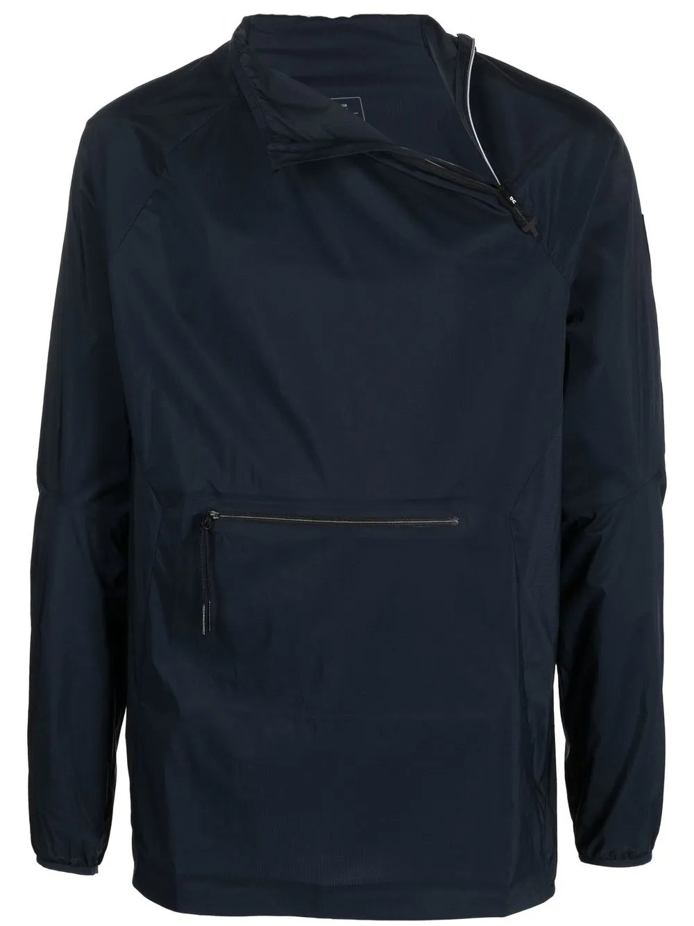 On Running Off-centre Zip Fastening Jacket In Blue | ModeSens