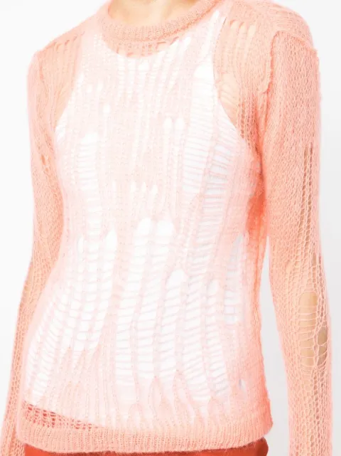 Rick Owens Ripped Knitted Top - Farfetch