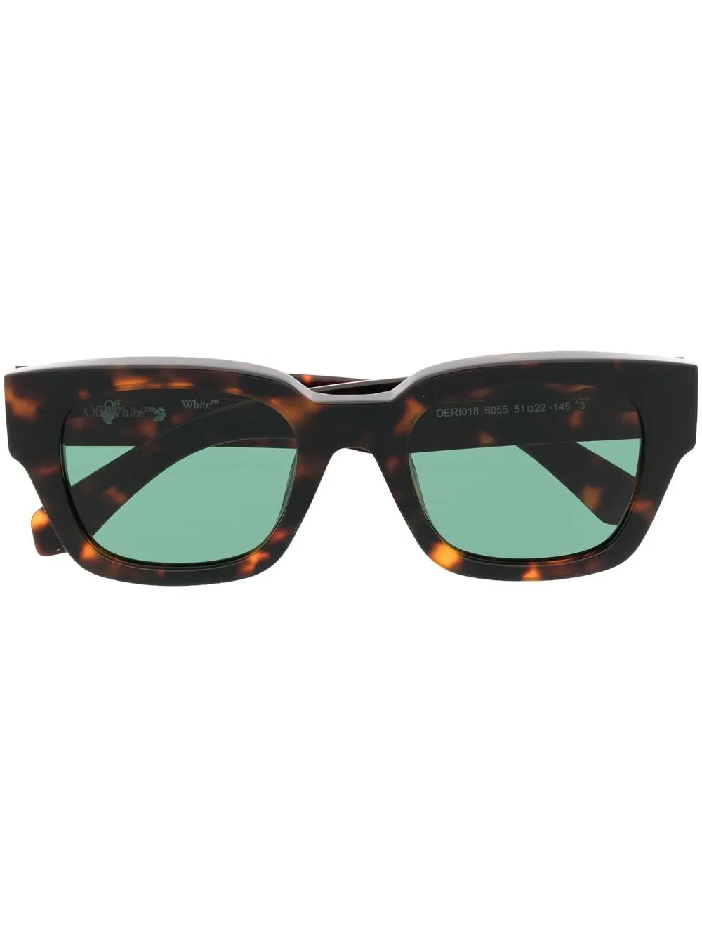 Off-white Tortoise-shell Square Sunglasses | ModeSens