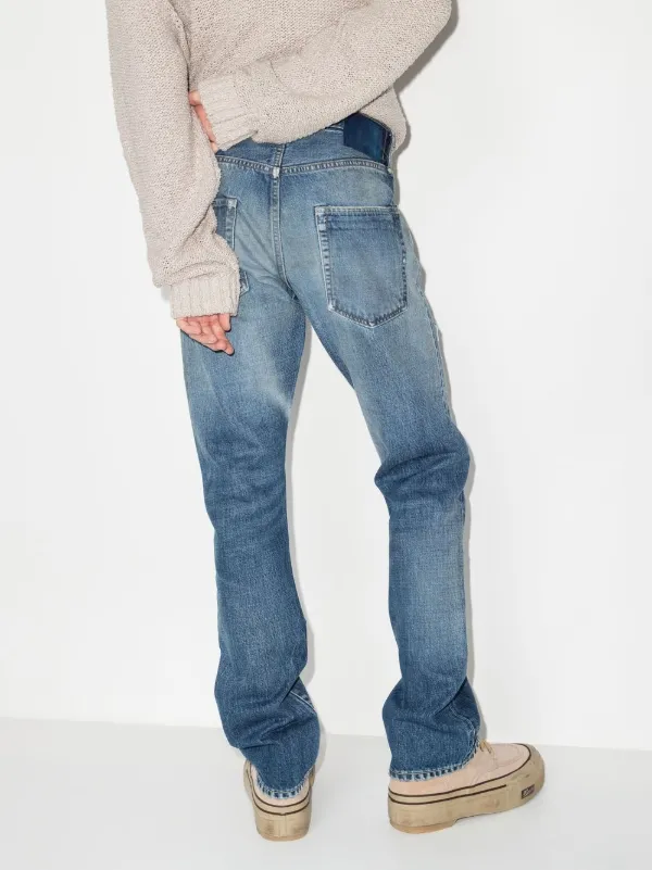 Visvim Social Sculpture Distressed straight-leg Jeans | Blue Visvim Social Sculpture Distressed straight-leg Jeans | Blue