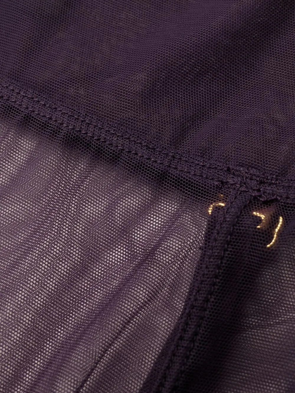 Maison Close L'amoureuse Sheer-mesh Waspie Corset In Purple | ModeSens