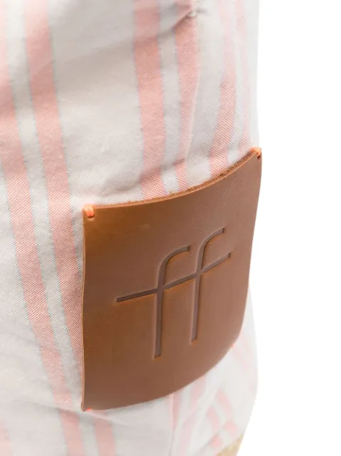 Forte Forte Striped logo-patch Bucket Bag - Farfetch