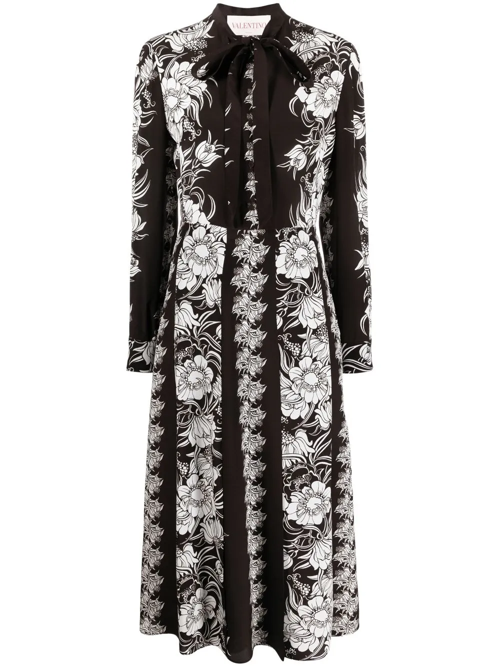 Valentino Garavani Floral Print Silk Maxi Dress Farfetch