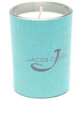 Jacob Cohën Logo Embossed Candle | Blue | FARFETCH AO
