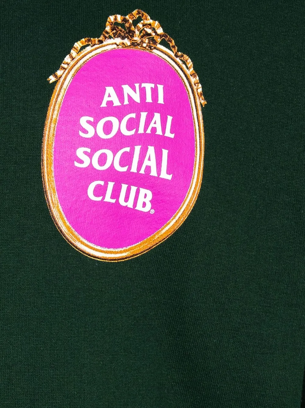 Anti Social Social Club Grandmas House Cotton Hoodie In Grün | ModeSens