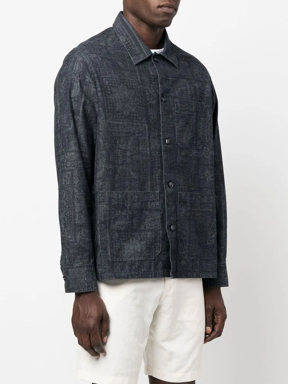 Tintoria Mattei paisley-print cotton shirt | Smart Closet