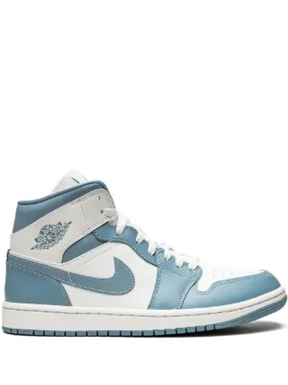 Jordan Tênis Air Jordan 1 Mid "UNC" - Farfetch