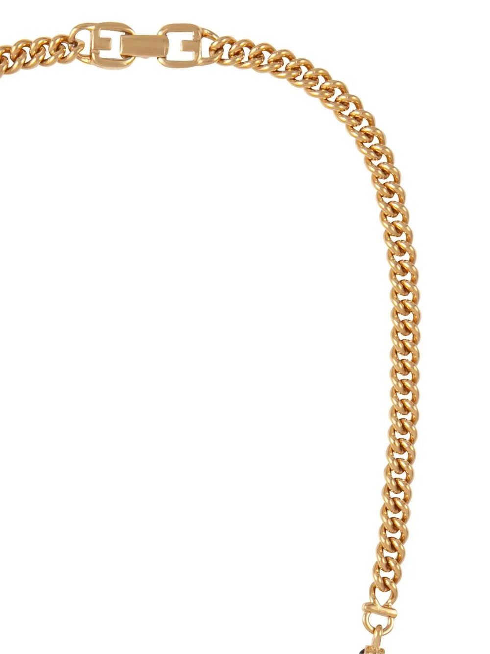 Pre-owned Givenchy 1980s Logo Detailing Necklace In Gold | ModeSens