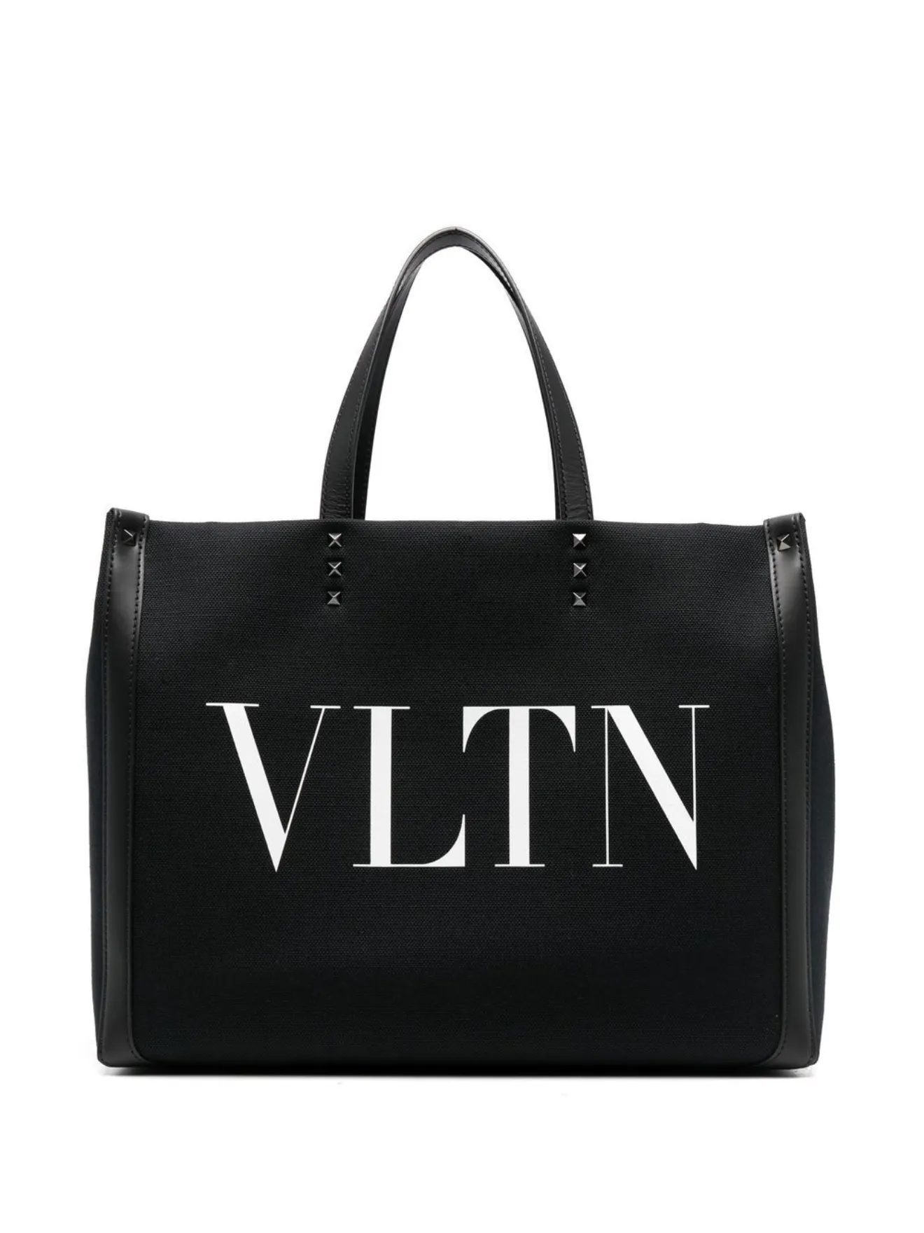 Valentino Garavani medium VLTN EcoLab tote bag black | MODES
