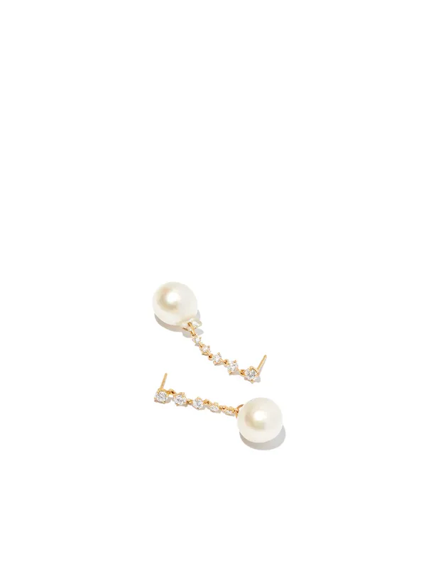 Lizzie Mandler Fine Jewelry 18kt Eclat Gelbgoldohrring Mit Diamanten Gold FARFETCH DE
