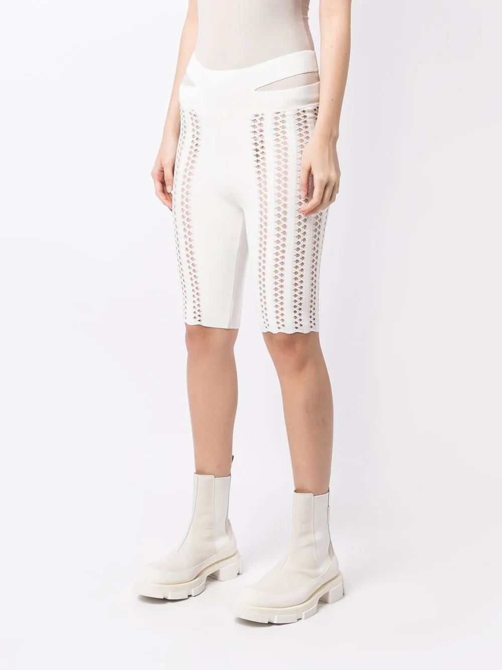Dion Lee Column cut-out Biker Short - Farfetch
