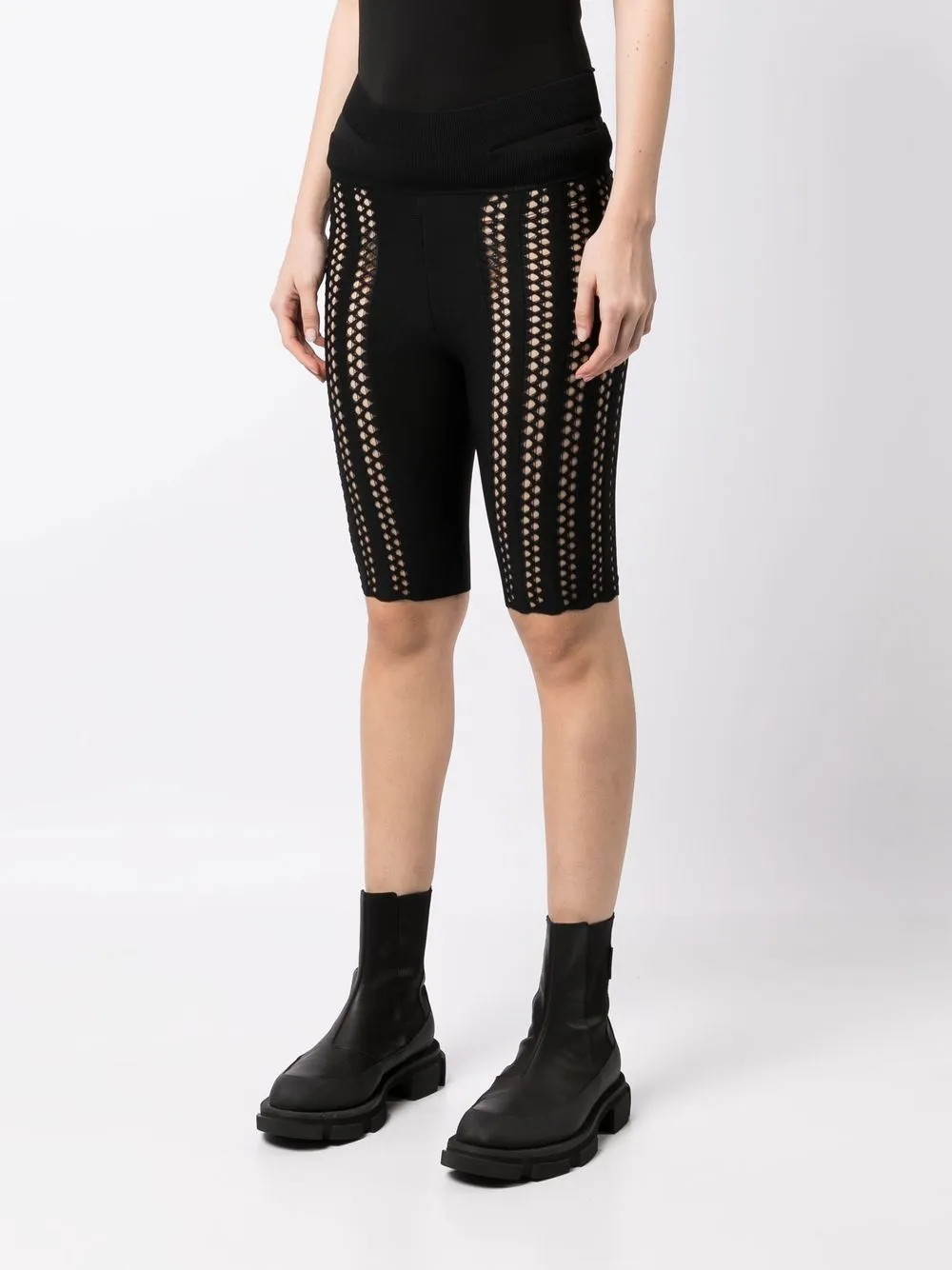 Dion Lee Column cut-out Biker Short - Farfetch