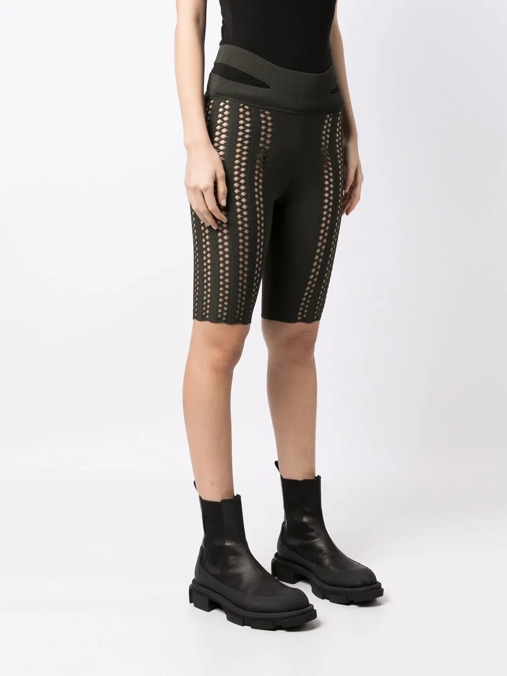 Dion Lee Column cut-out Biker Short - Farfetch