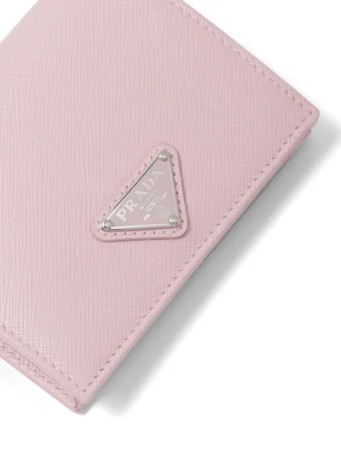 Prada triangle-logo Saffiano Wallet - Farfetch
