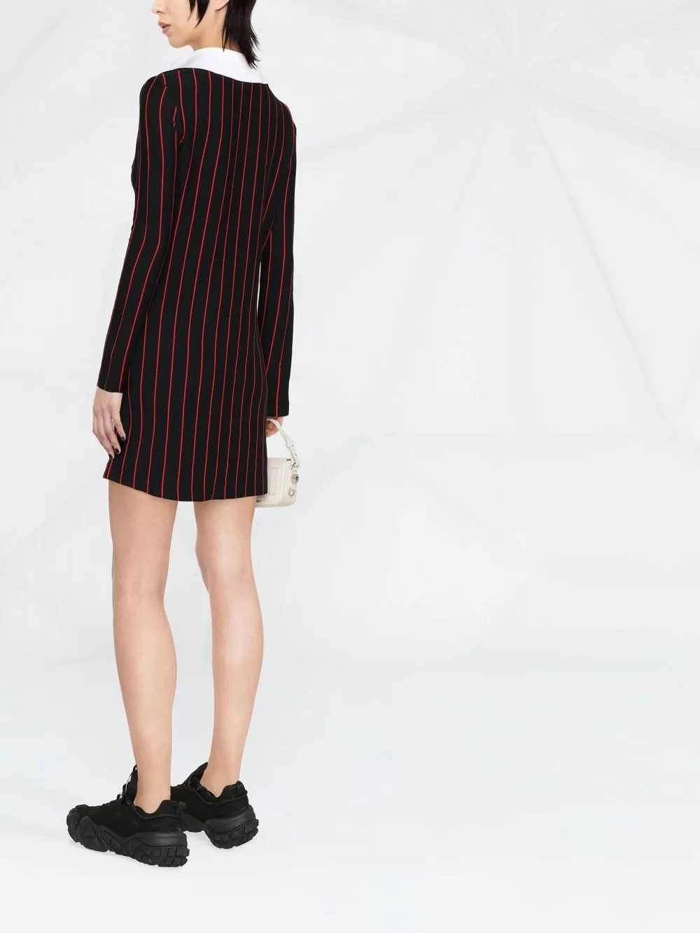 Y/Project x Fila Striped Polo Dress - Farfetch