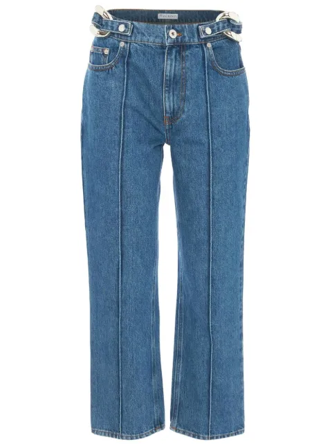 JW Anderson chain-link straight-leg Jeans - Farfetch