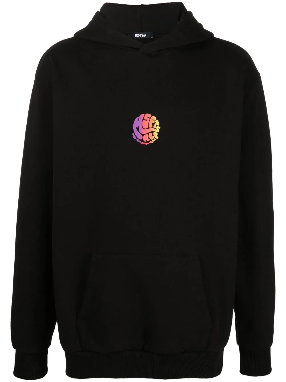 Msftsrep Logo-print Cotton Hoodie In Black | ModeSens