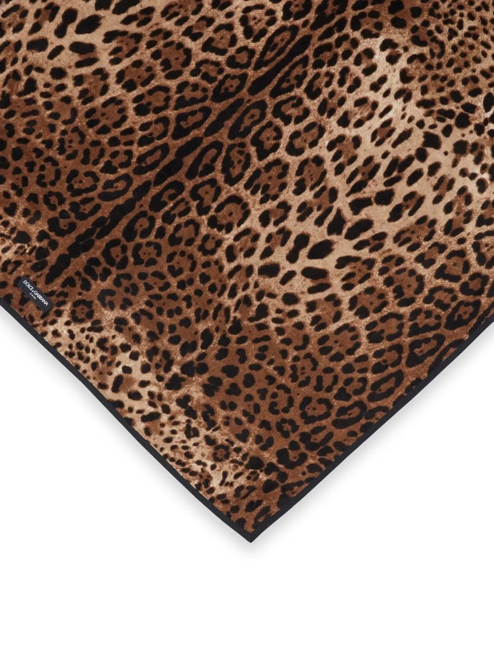 Dolce & Gabbana leopard-print Cotton Towel | Brown | FARFETCH