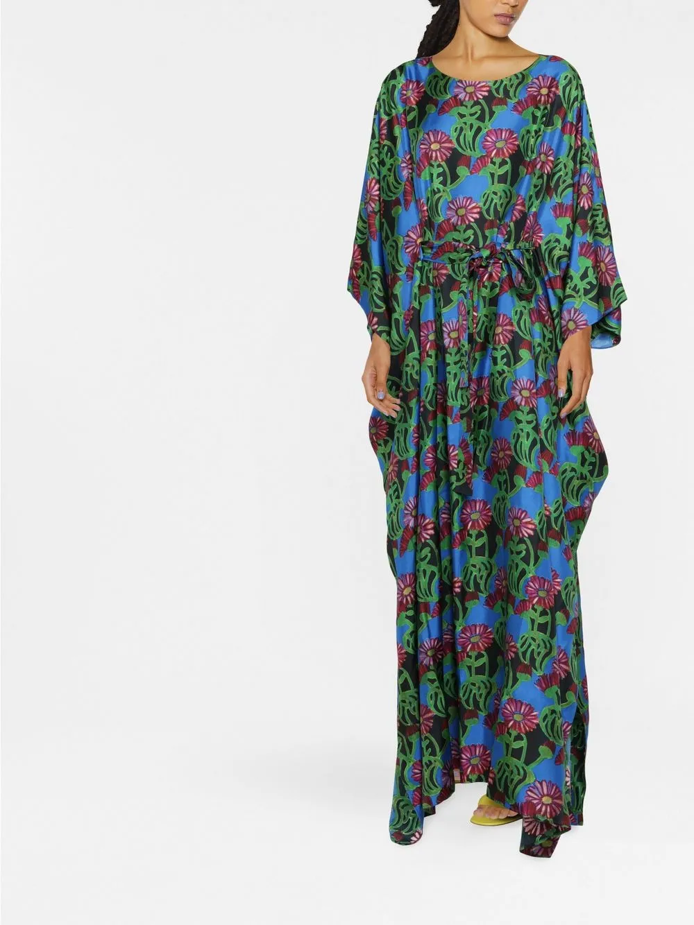 La DoubleJ Vestido Tipo Caftán Con Animal Print - Farfetch