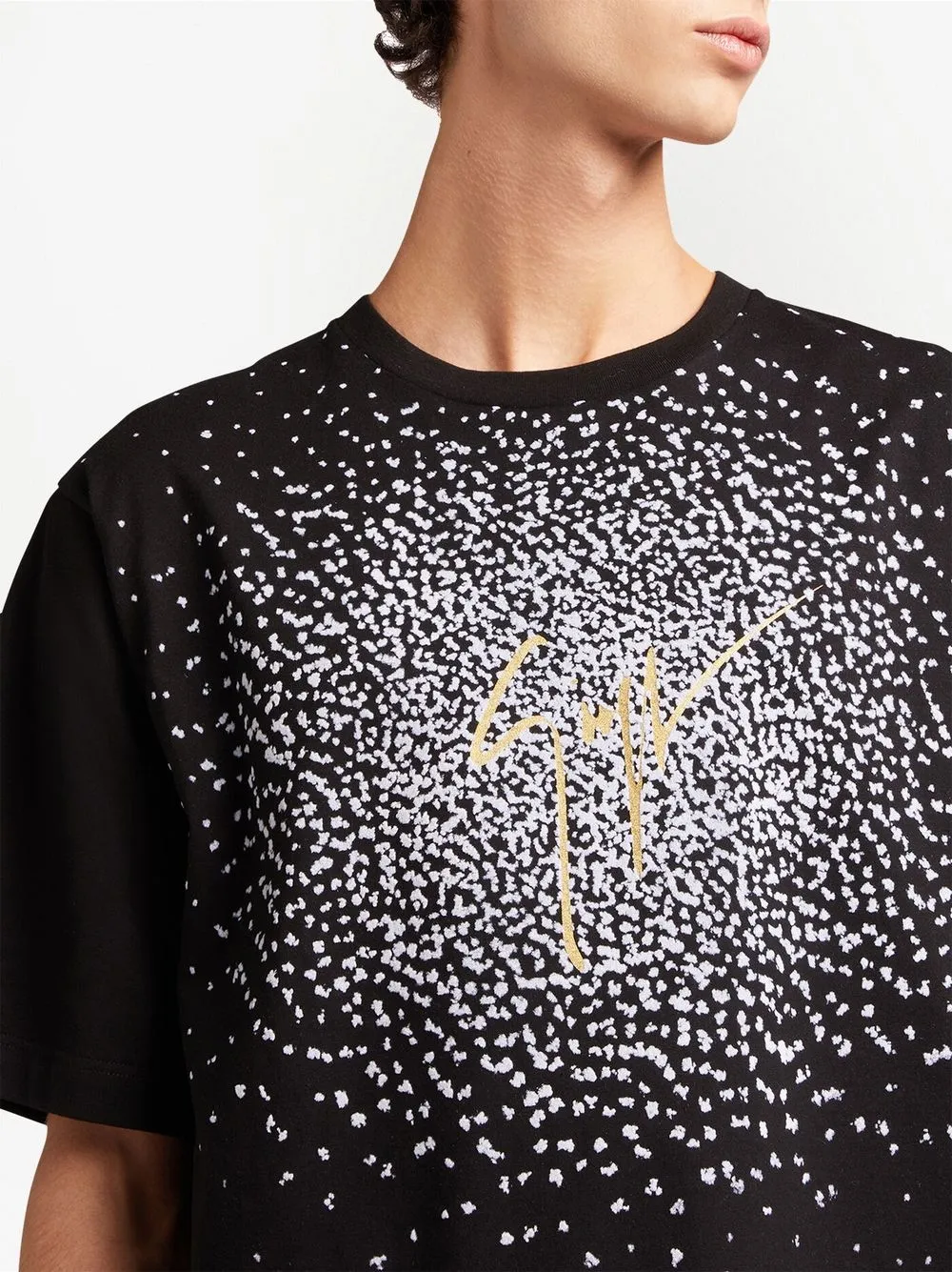 Giuseppe Zanotti Graphic logo-print Cotton T-shirt - Farfetch