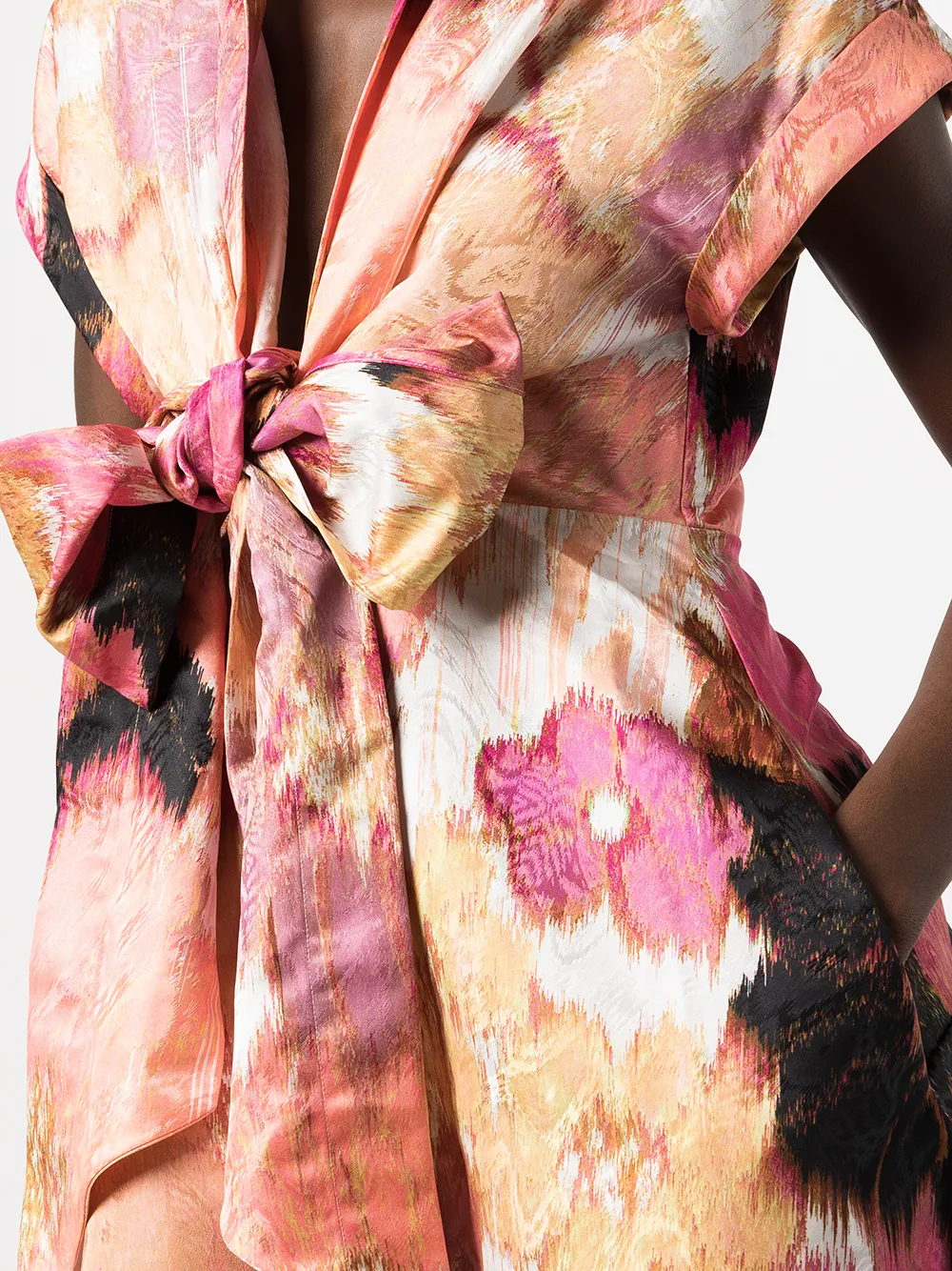 Silvia Tcherassi Paloma Floral Print Dress Farfetch