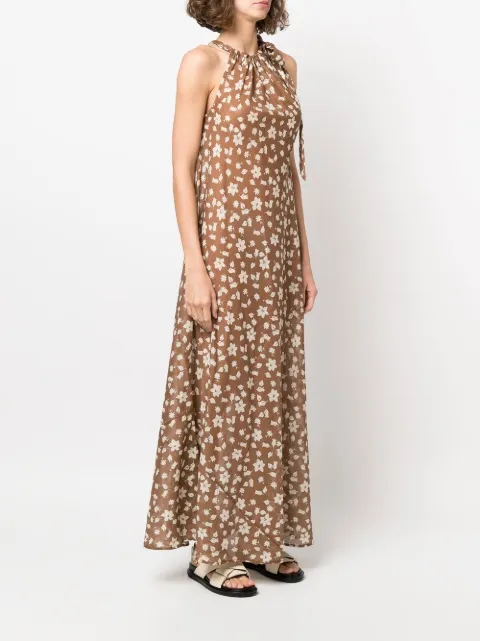 Merci Floral Print Maxi Dress - Farfetch