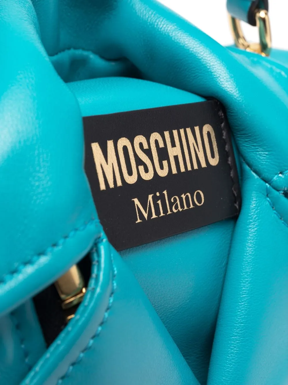 Moschino Biker Shoulder Bag In Green | ModeSens
