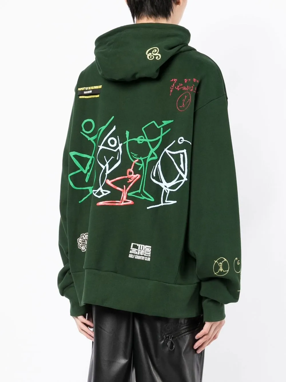 NAMESAKE Sava Hoodie Mit Grafischem Print Farfetch namesake-sava-hoodie-mit-grafischem-print-farfetch