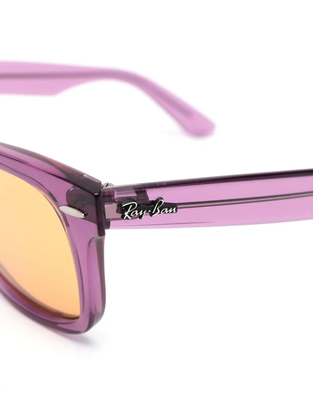 Ray-Ban transparent-frame Wayfarer Sunglasses - Farfetch