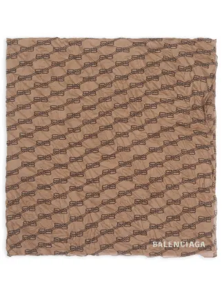 Balenciaga BB Monogram Scarf - Farfetch