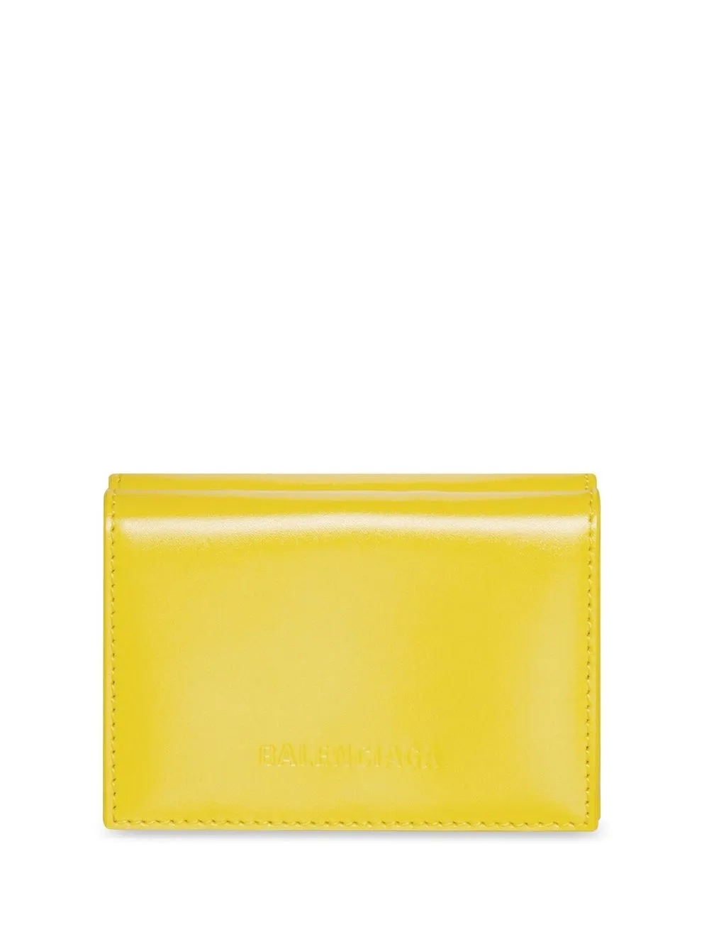 Balenciaga Essential mini wallet - Yellow | The Hoxton Trend