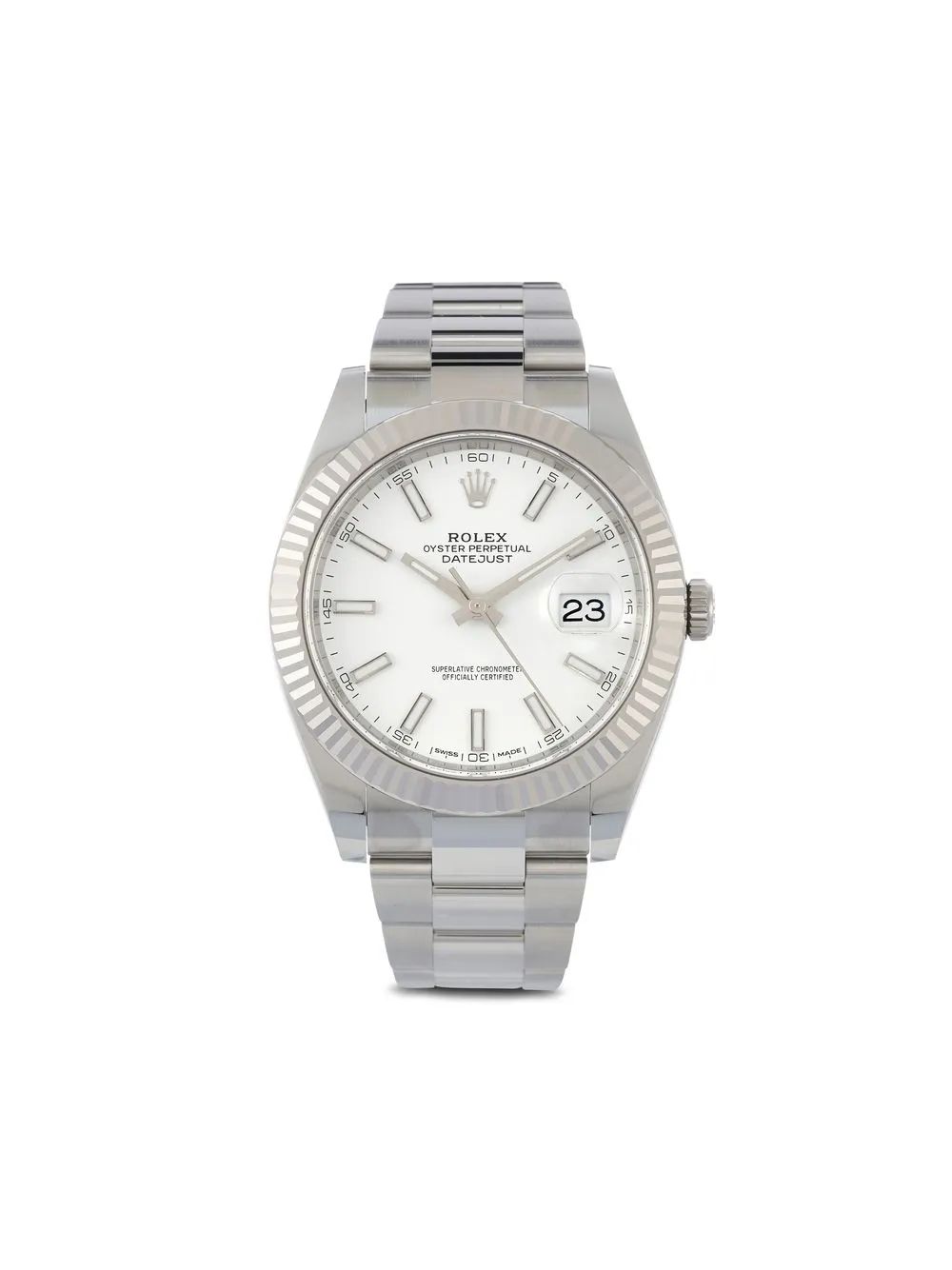 Rolex 2022 Unworn Datejust 41mm In White | ModeSens